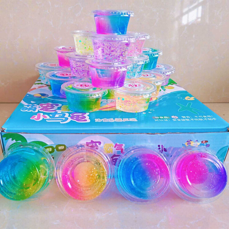 Новый безопасный пенящийся клей для детей, высококачественный ручной работы, антистрессовый слайм, кристальная грязь, нелипкий