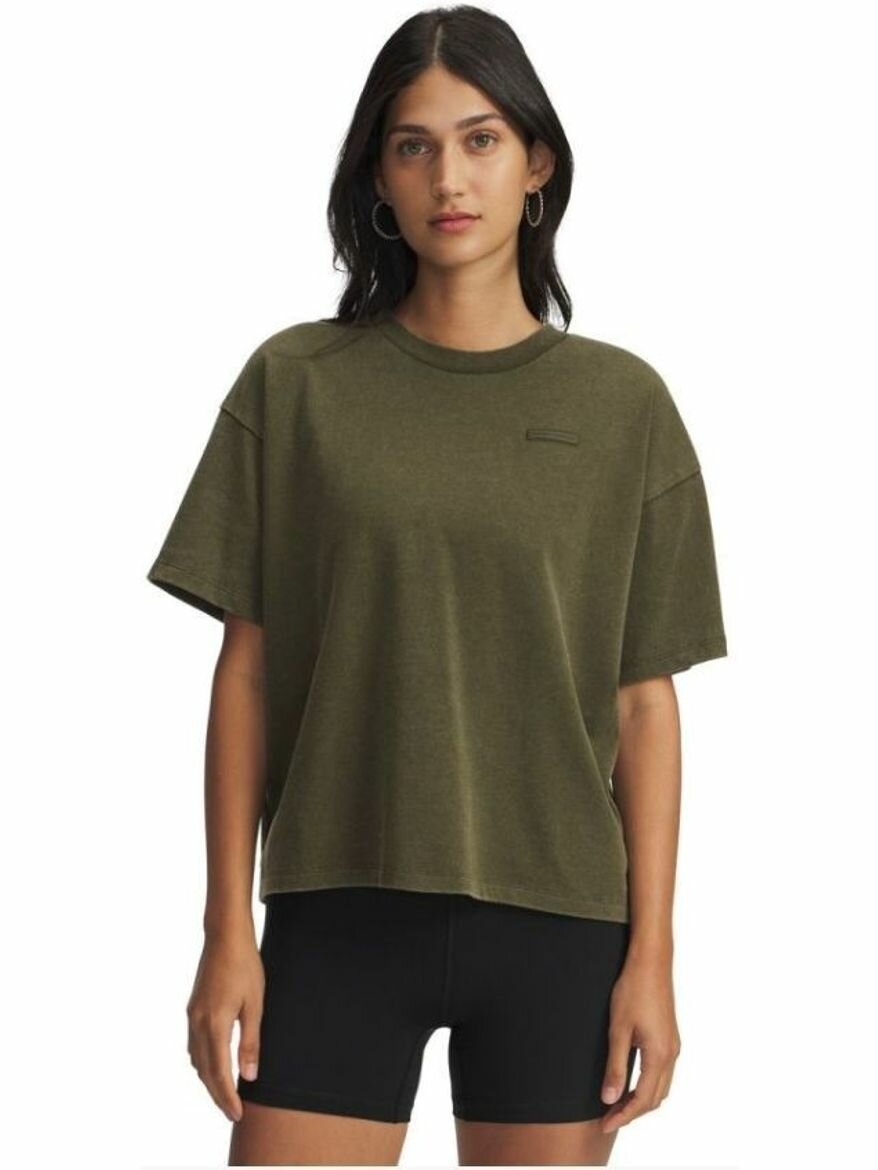 Футболка спортивная UA HWT Boxy Wash SS