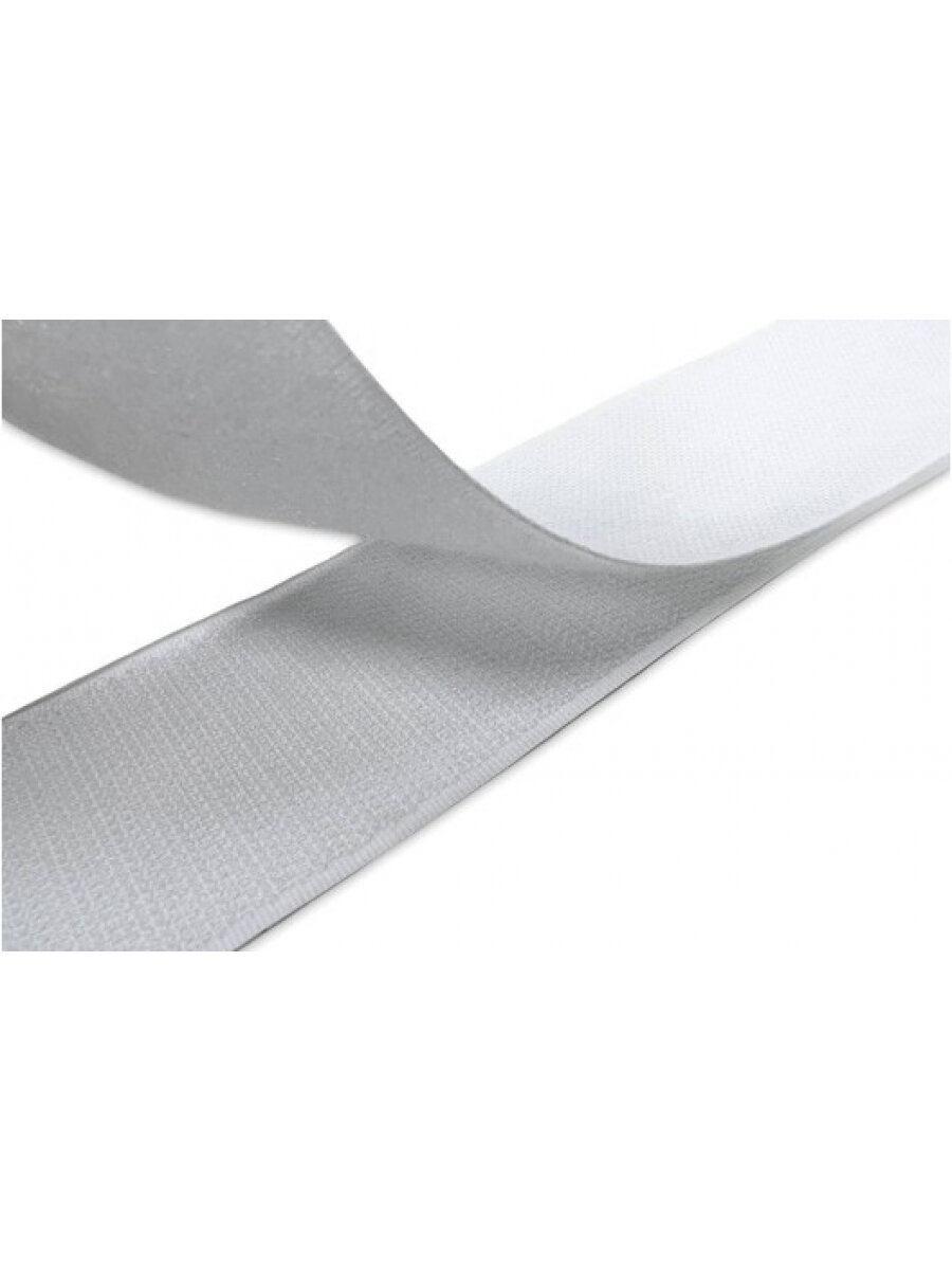 Липучка самоклеющаяся белая 100 x 1000 мм для организации пространства