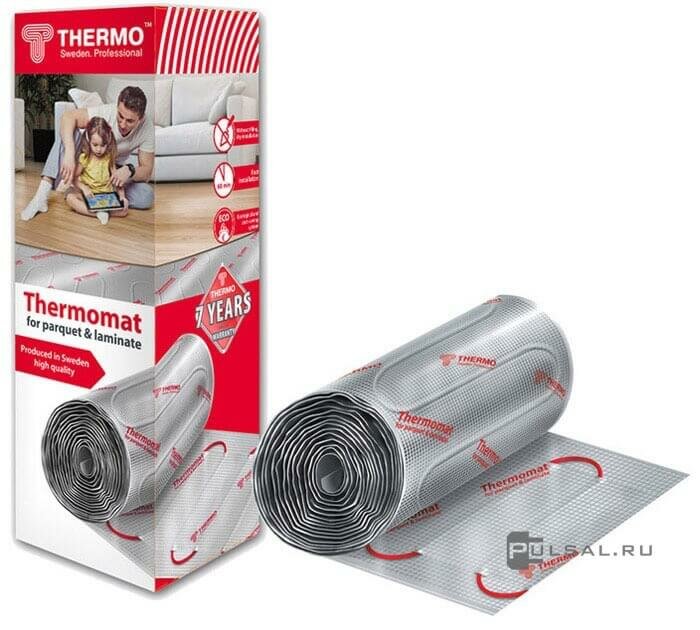 Нагревательный мат Thermo двужильный 1,5 кв. м. 195 Вт