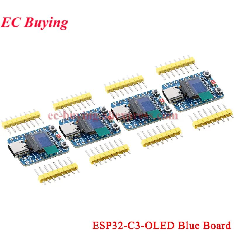ESP32 C3 OLED Blue Board 0.42" 4М Flash (4шт)