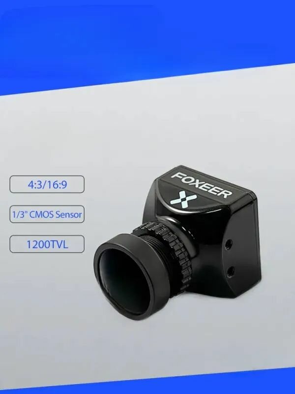 Миниатюрная камера FOXEER CAT 4 1/3 CMOS 1200TVL с переключением PAL/NTSC и функцией WDR для моделей с ДУ