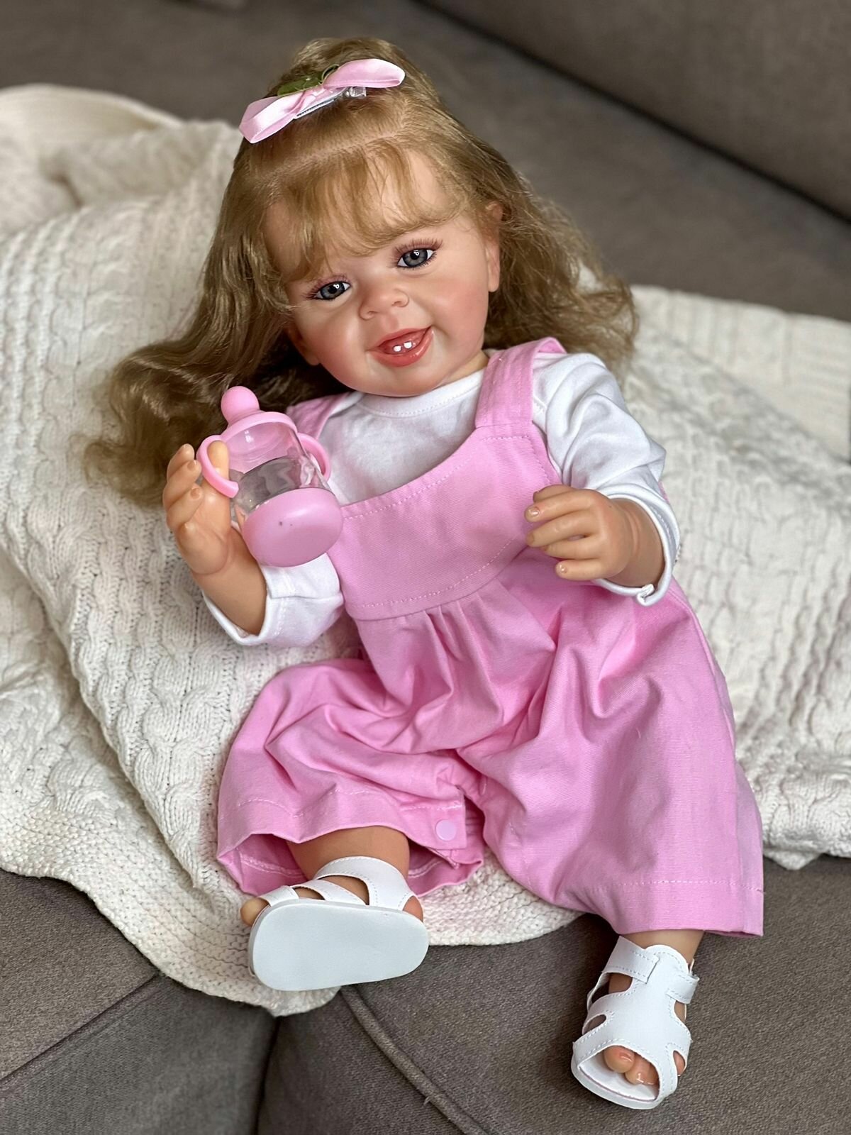 Кукла Реборн виниловая 55 см