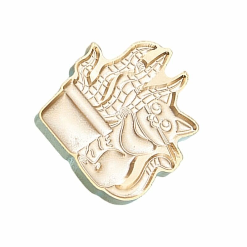 Симпатичный кот Огненной Краской Запечатывает Голову-Plant Cat