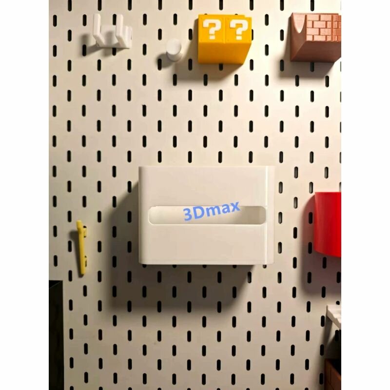 Держатель для хранения ткани, многоцветные варианты, подходит для аксессуаров IKEA Pegboard, может быть модифицирован для металлических круглых и квадратных отверстий