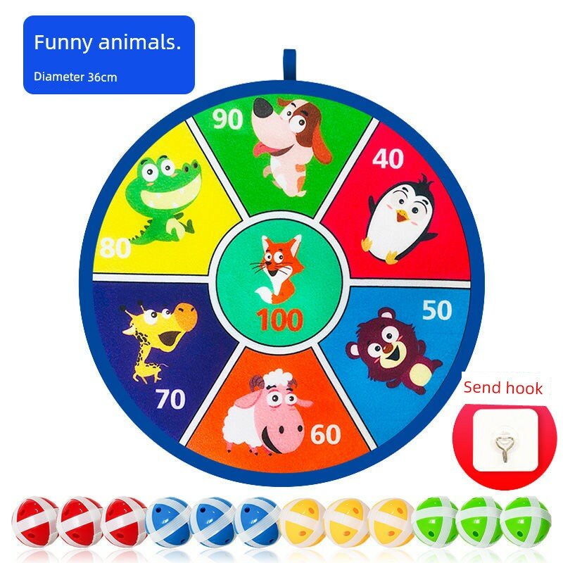 Детская игрушка: мишень для метания мячей с присосками, интерактивная игра для родителей и детей, спортивная игра для
