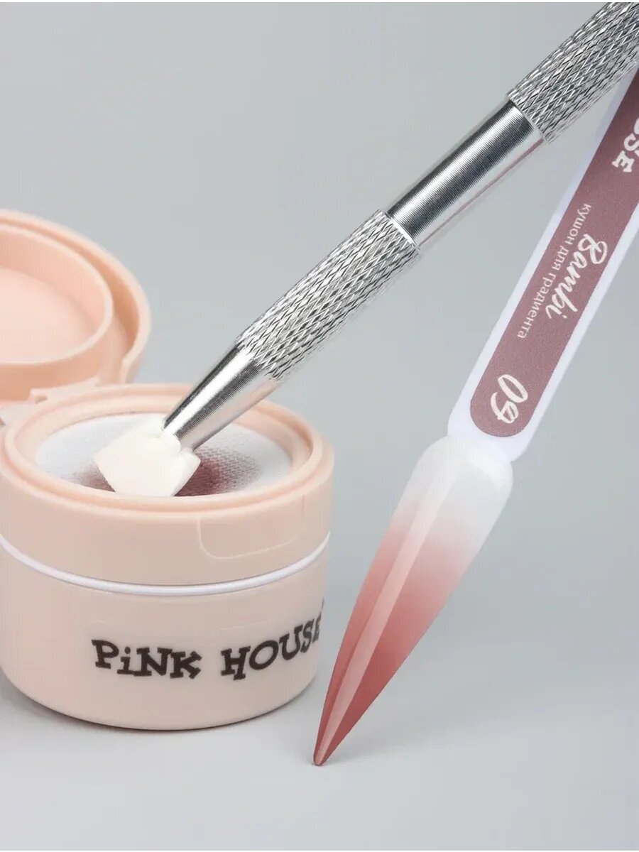 PiNK HOUSE Гель краска для градиента ногтей, кушон 09 bambi 8 мл
