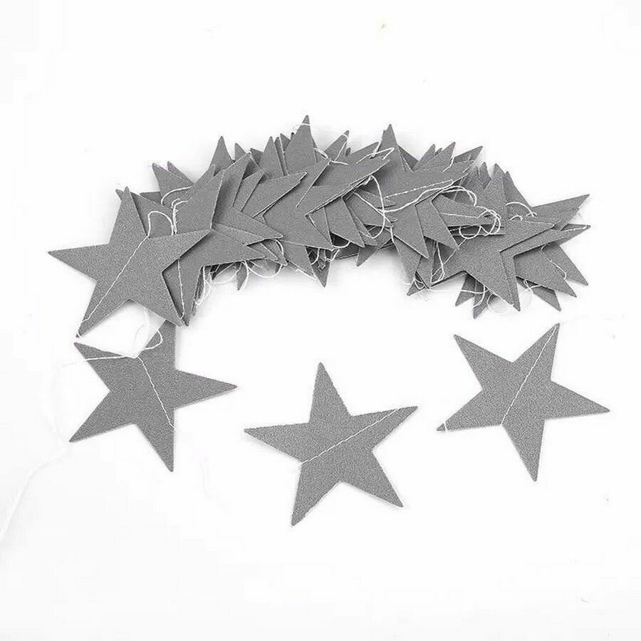 Гирлянда звезды бумажные 200 см