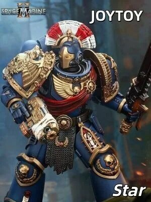 Подвижная фигурка JOYTOY Темный источник Warhammer 40K Interstellar Warrior 2 Экстремальный воин Бронированный солдат