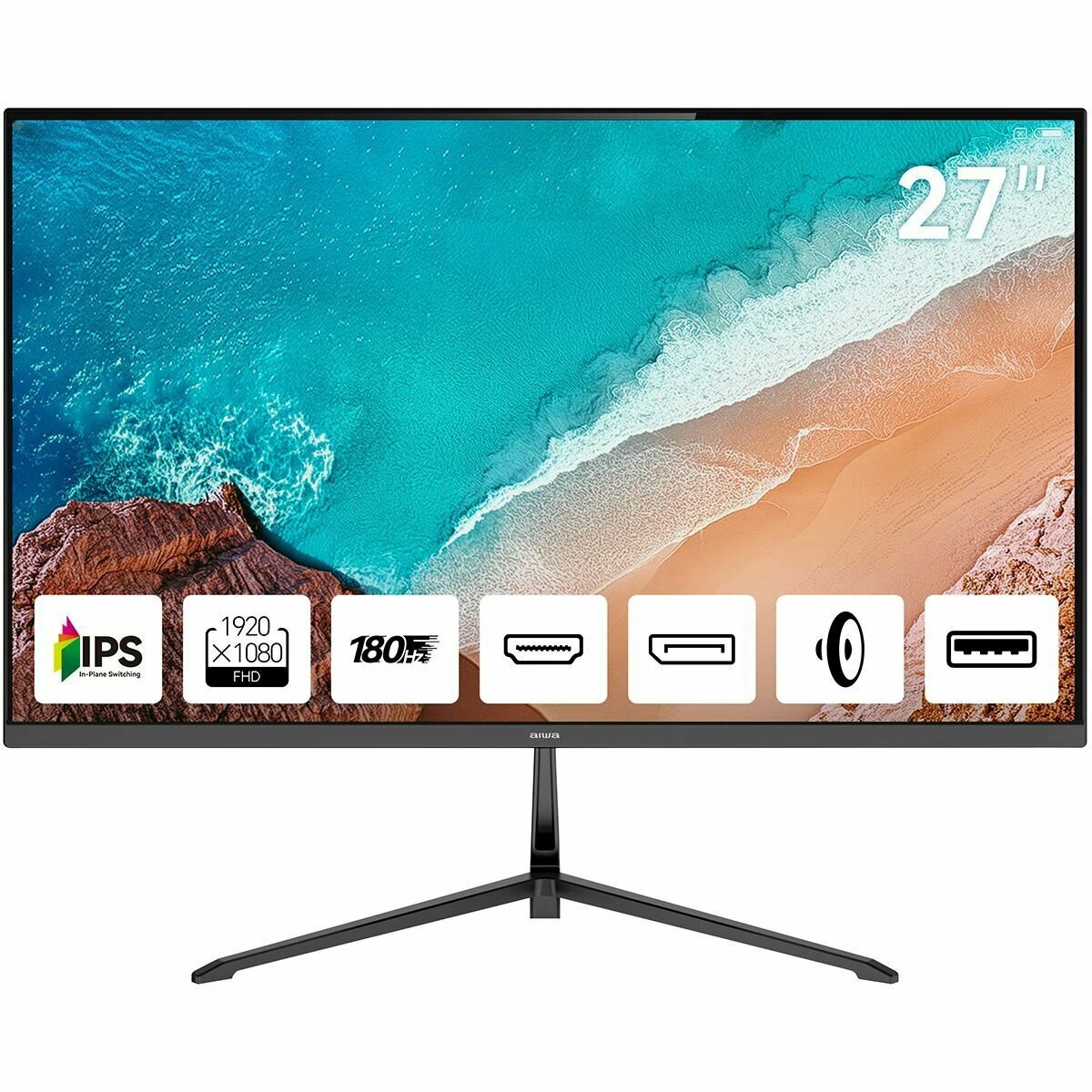 Aiwa 27 Монитор MD2712 IPS, 1920x1080, 180 Гц