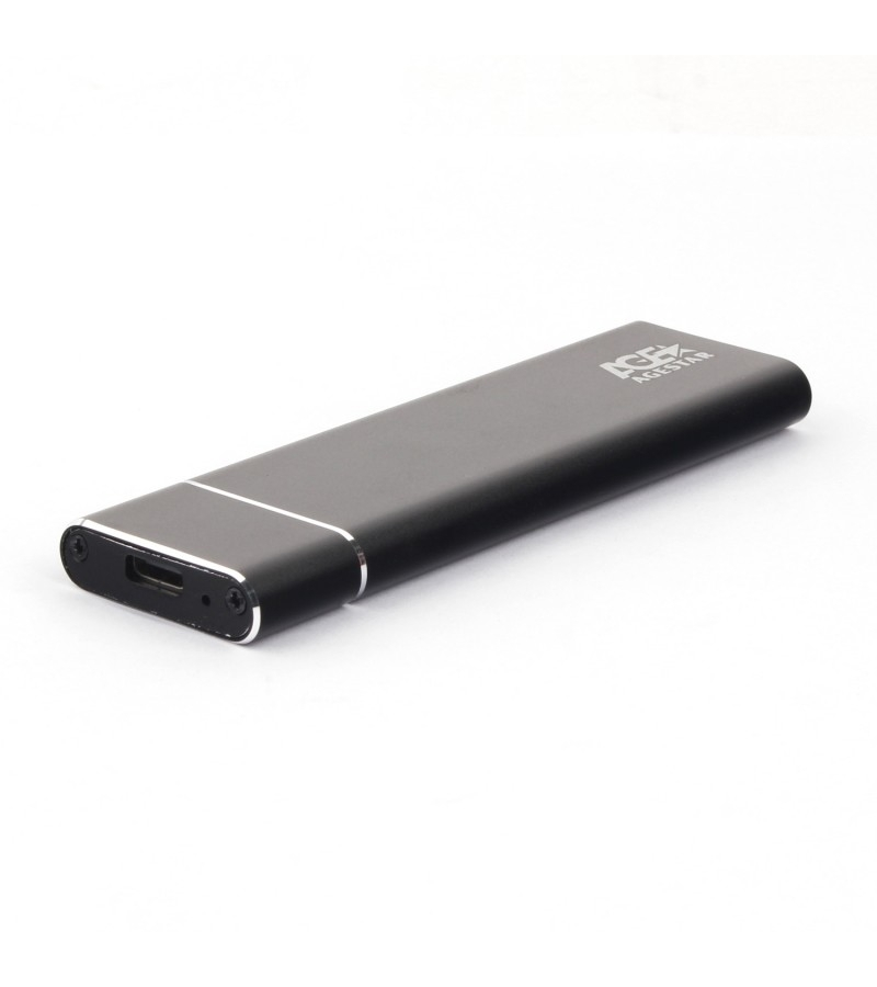 AgeStar 3UBNF5C (BLACK) USB 3.1 Type-C Внешний корпус M.2 NGFF (B-key) AgeStar 3UBNF5C (BLACK), алюминий, черный