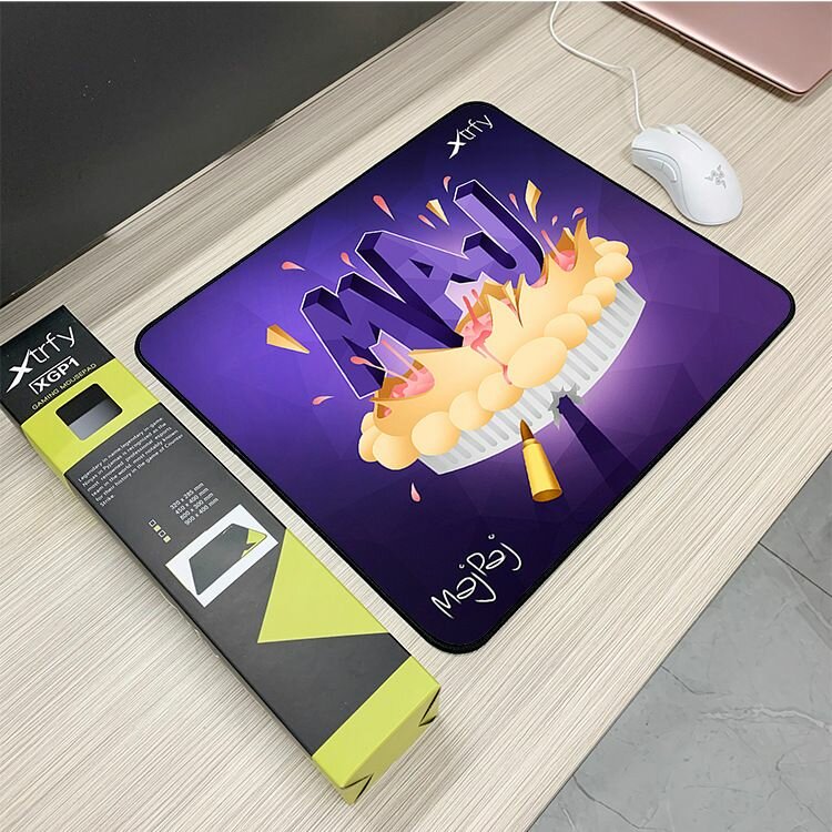 Xtrfy Коврик для мышки, L, фиолетовый