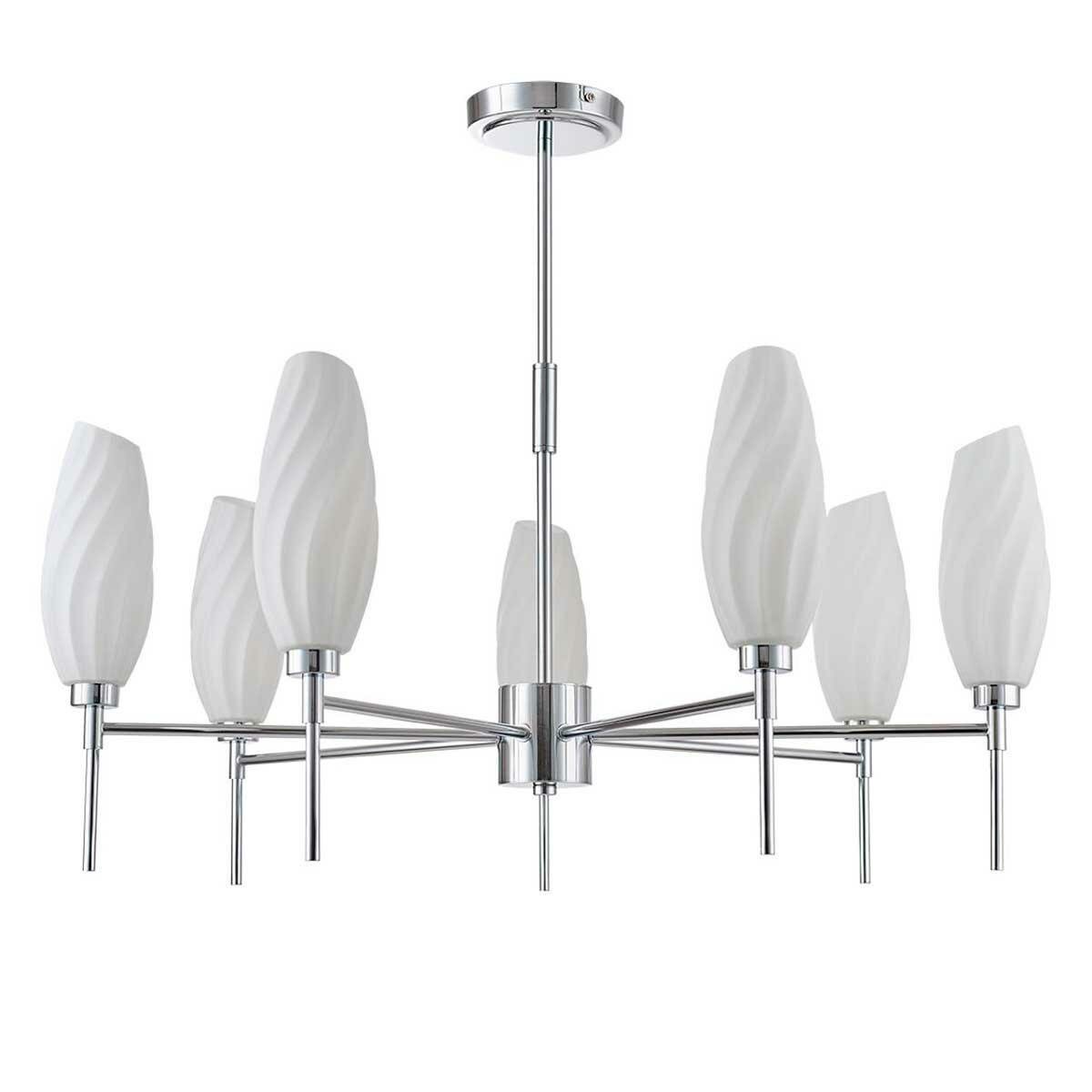 Потолочная люстра Lumion "Shivon" 6519/7C, хром, поворотная, 280Вт