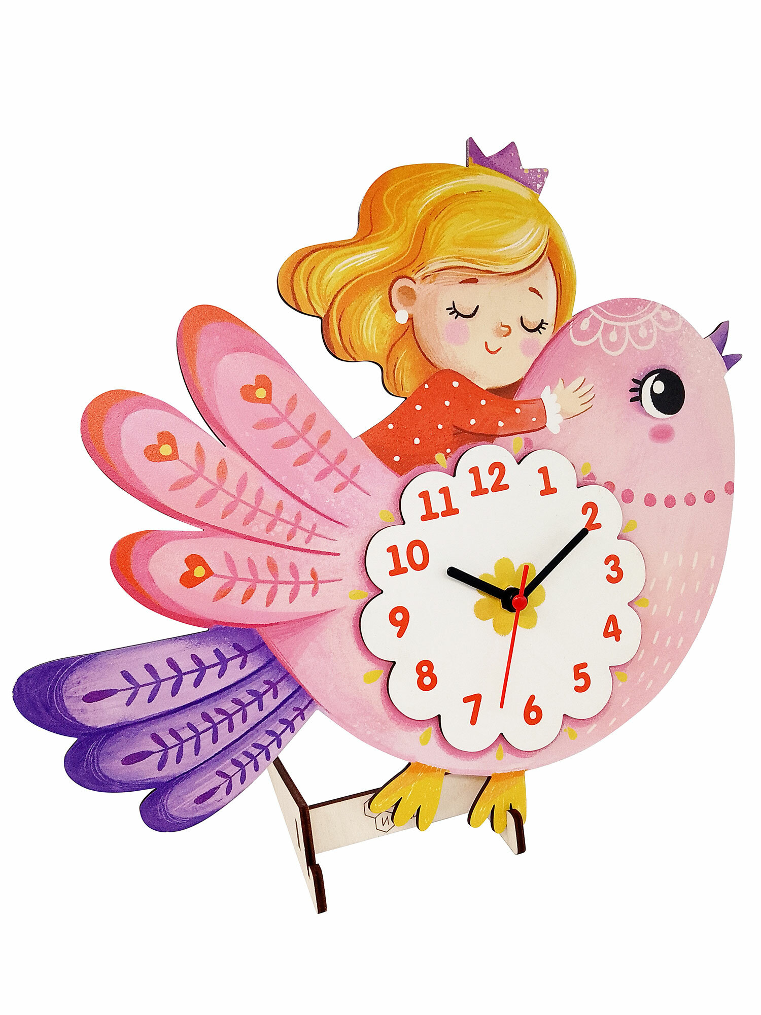 Настенные детские часы Птичка