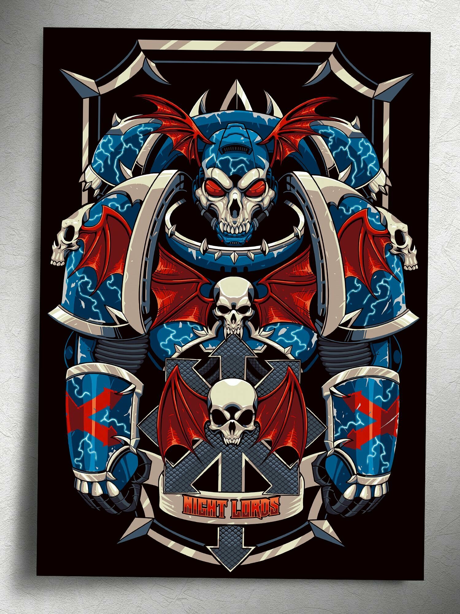 Постер: Легион Повелителей Ночи (Вархаммер 40000, Warhammer)