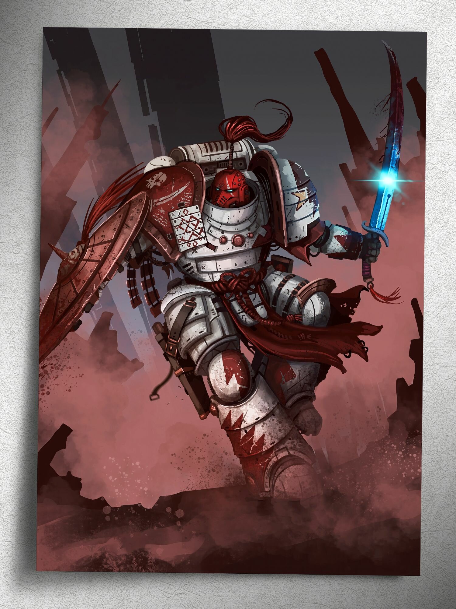 Постер: Сын Великого Хана (Белые Шрамы, Вархаммер 40000, Warhammer)