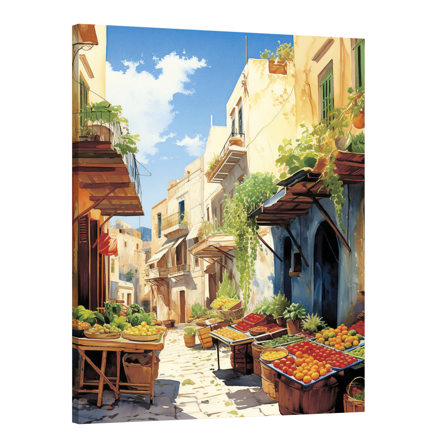 Интерьерная картина 50х70 "Греция моя мечта"