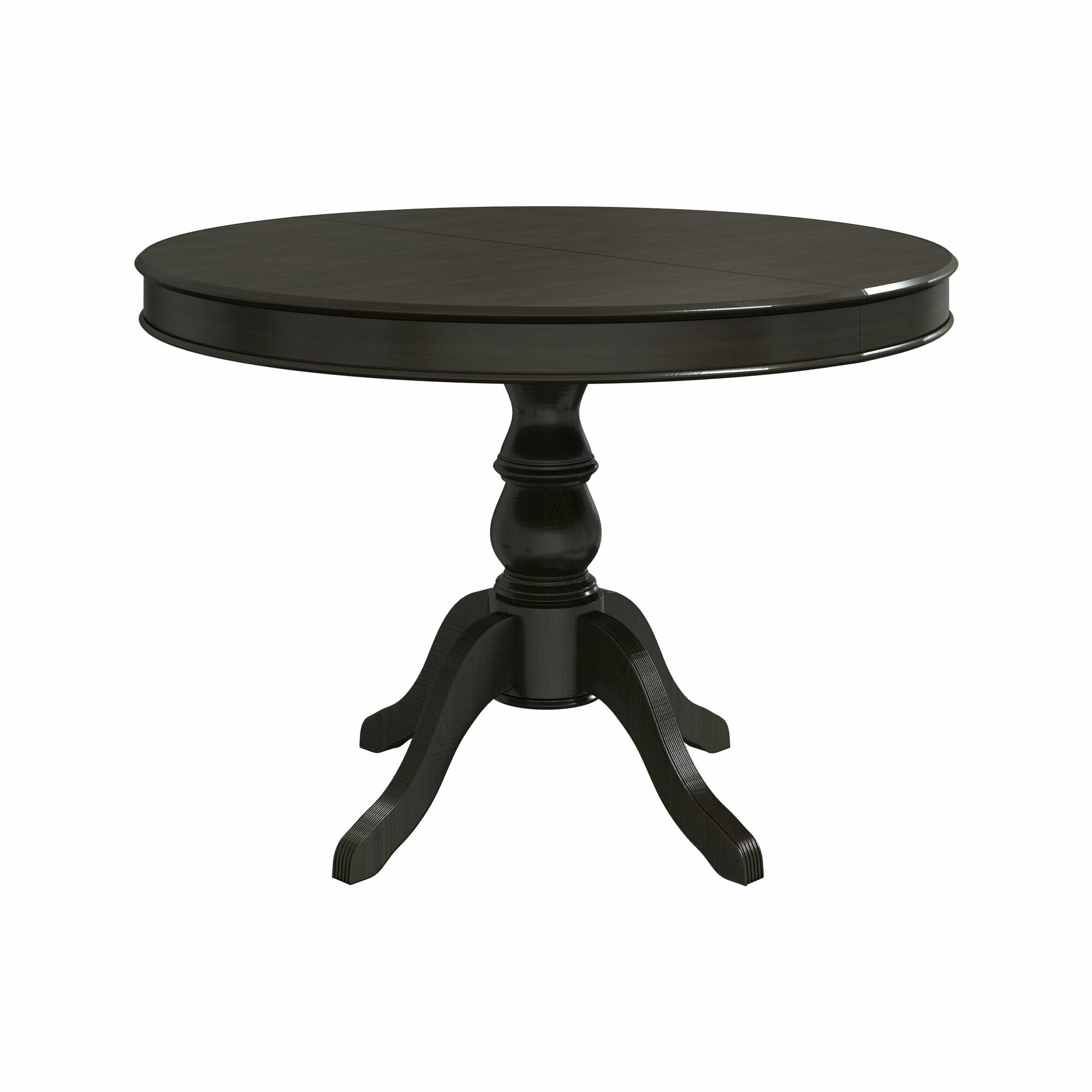 Стол обеденный круглый раздвижной Патриция-2 (1000-1340)x1000 деревянный, венге, венге ALP00015141