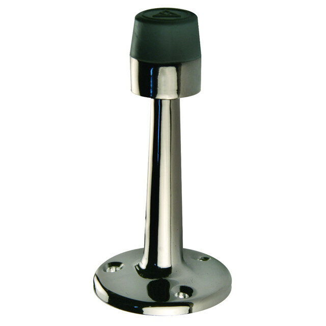 MORELLI DS2 CP хром дверной стопор упор для двери с защитой, фиксацией и долговечностью