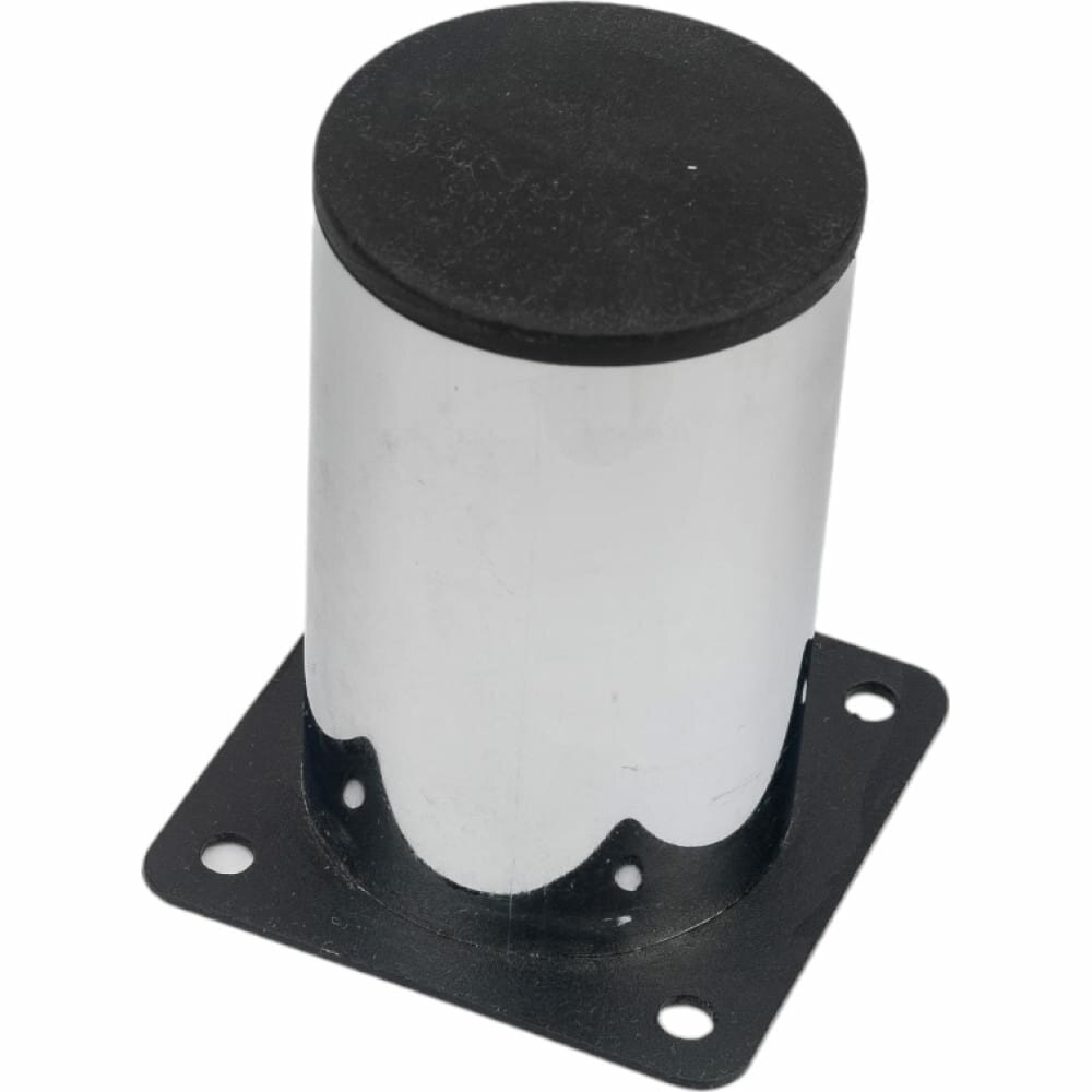 Ножка Tech-Krep металл, круглая, нерегулируемая, D50x80 мм, хром - накл. 148577