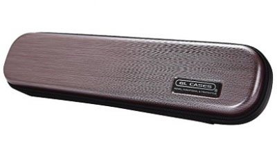 Flute case GLCASE GLE-FL(L23) - Polycarbonate hard case for soprano flute, Burgundy red