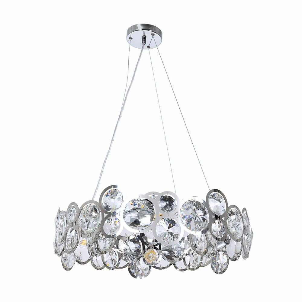 Подвесная люстра Arte Lamp Sarah W540xL540xH160 мм E14 цвет хром, арт. A1062SP-6CC