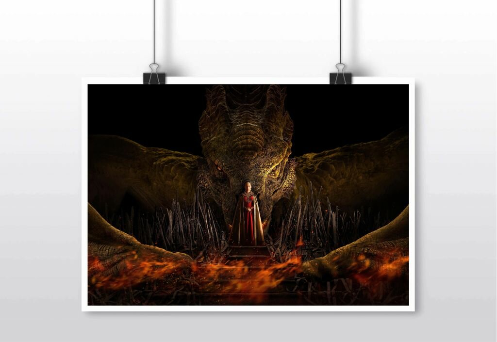 Плакат Дом Дракона, House of the Dragon №5, А3