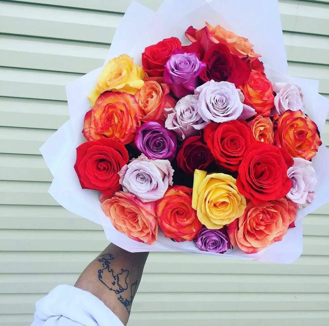 Розы микс 25шт / Букет / Цветы