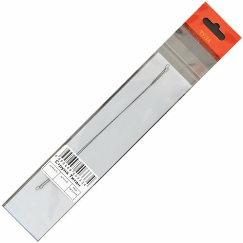 Поводок Тула Титан струна 0,3 мм 15 см - надежный элемент оснастки для рыбалки