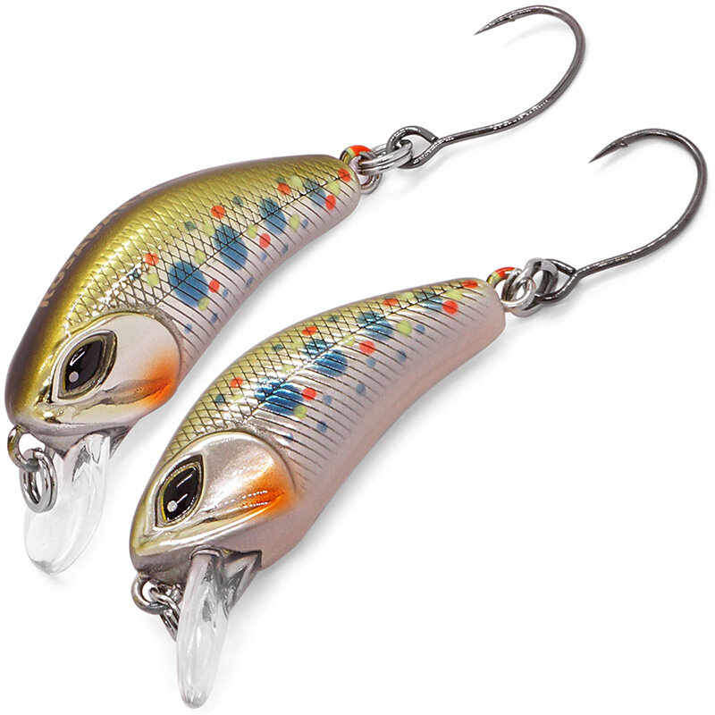 Воблер Kosadaka Dahlia 30F, плав, 30мм, 2.4г, 0.1-0.3м, цв. NTN