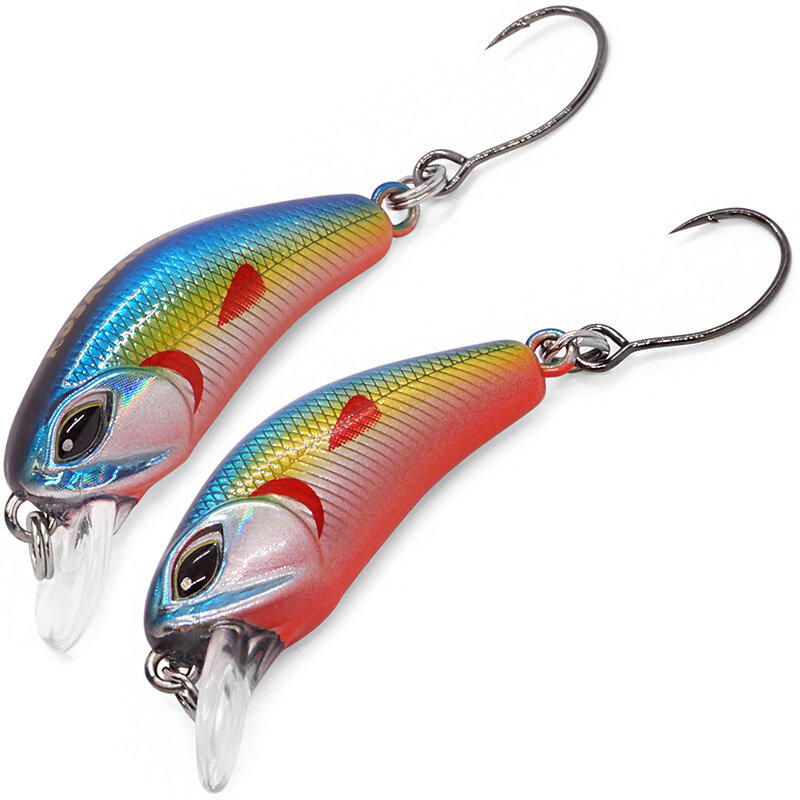 Воблер Kosadaka Dahlia 30F, плав, 30мм, 2.4г, 0.1-0.3м, цв. BAK