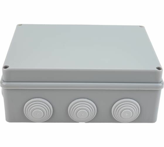 Распаечная коробка Navigator 93 409 nss-db-190-140-70-10-gr открытого монтажа 93409