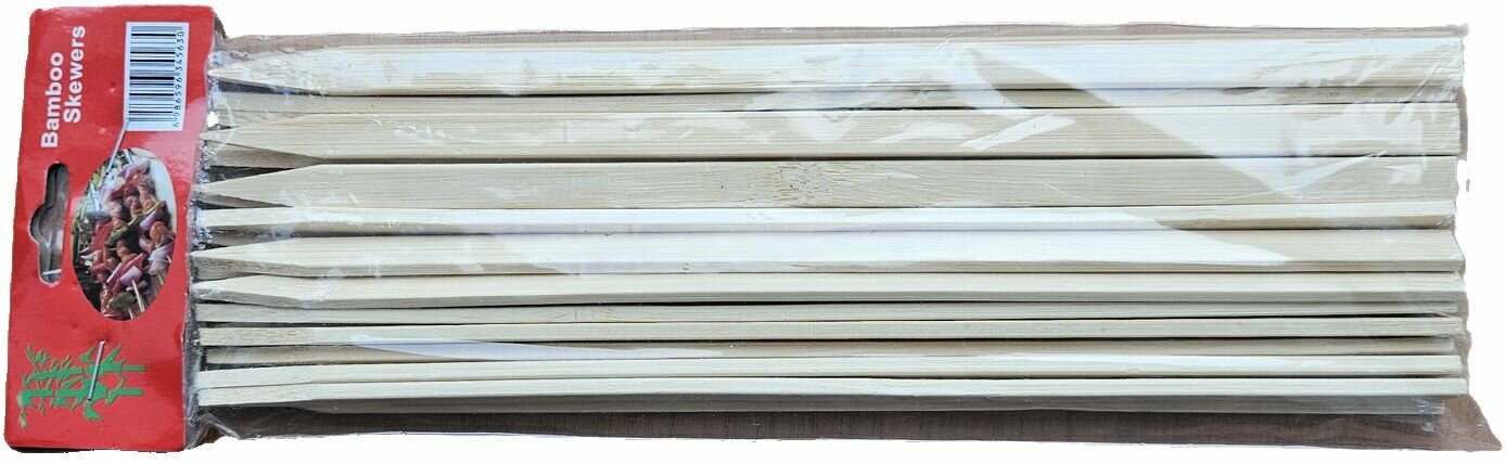 Шпажки 24 *0,8 см бамбуковые плоские 24шт