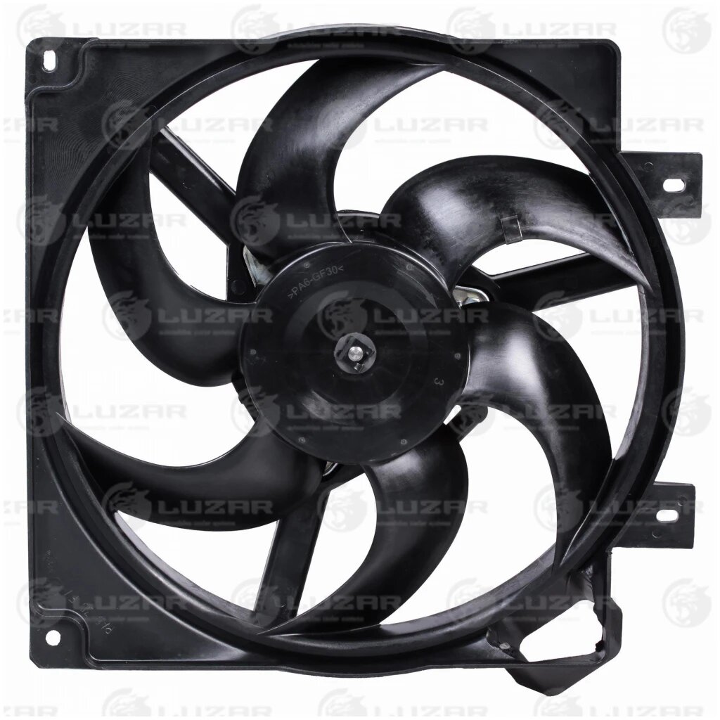 Двигатель охлаждения для а/м ВАЗ 1118 (в сборе с рамкой) "LUZAR" (без резистора)