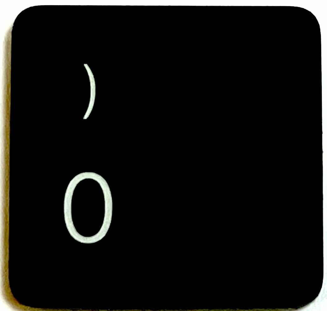 Кнопка клавиша 0 Macbook AIR PRO 2018-2019