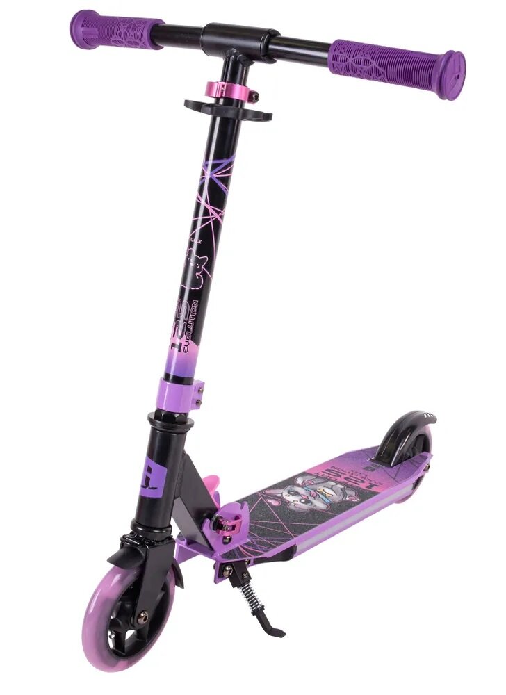 Городской самокат TechTeam Comfort Evolution 125 Lux, 1/1фиолетовый