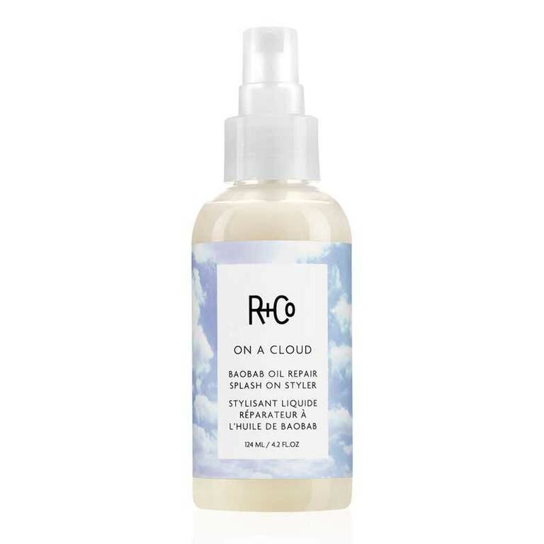 R+Co On A Cloud Baobab Oil Repair Splash On Styler Несмываемый уход для восстановления волос с маслом баобаба на облаке 124 мл