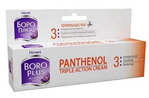 Himani boro plus боро плюс пантенол крем тройного действия 60 мл