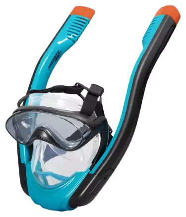 Маска полнолицевая для снорклинга BestWay SeaClear Flowtech 24058 размер L-XL от 14 лет
