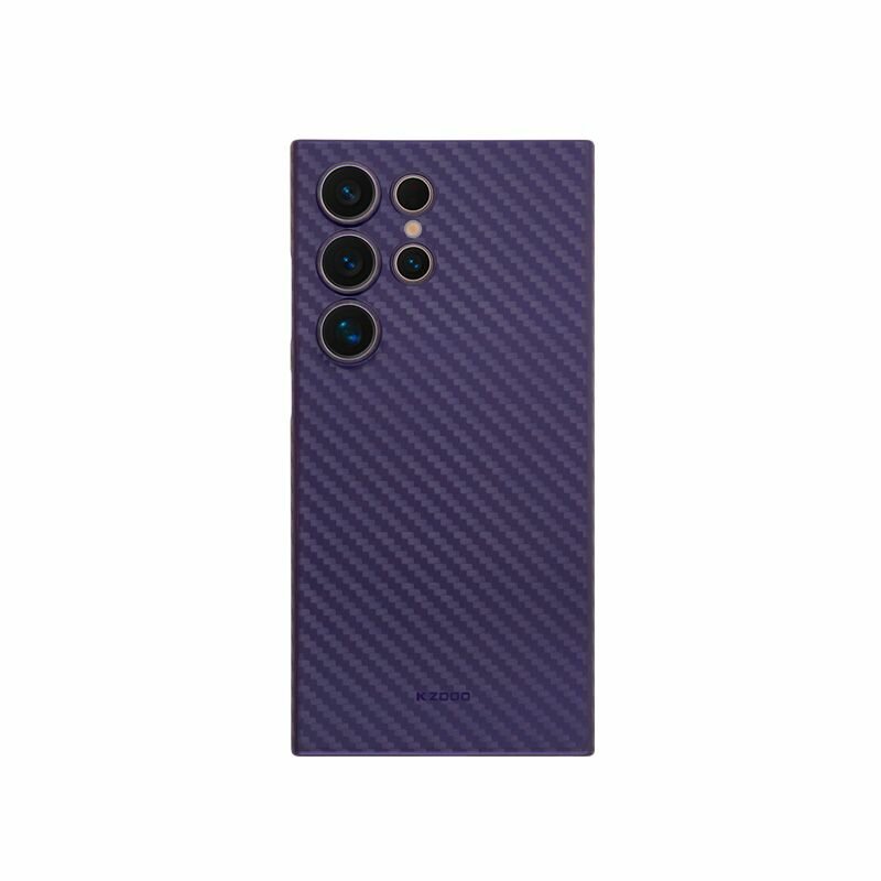Чехол Air Carbon для Samsung Galaxy S24 Ultra, темно-фиолетовый