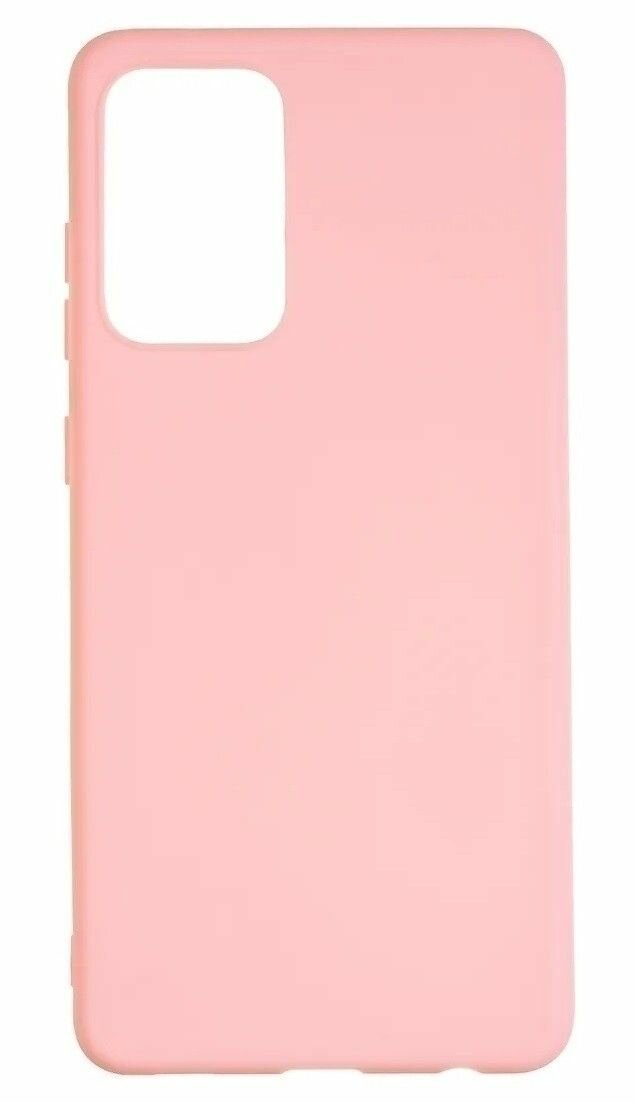 Чехол на Samsung Galaxy A72 силиконовый Silicone Cover розовый