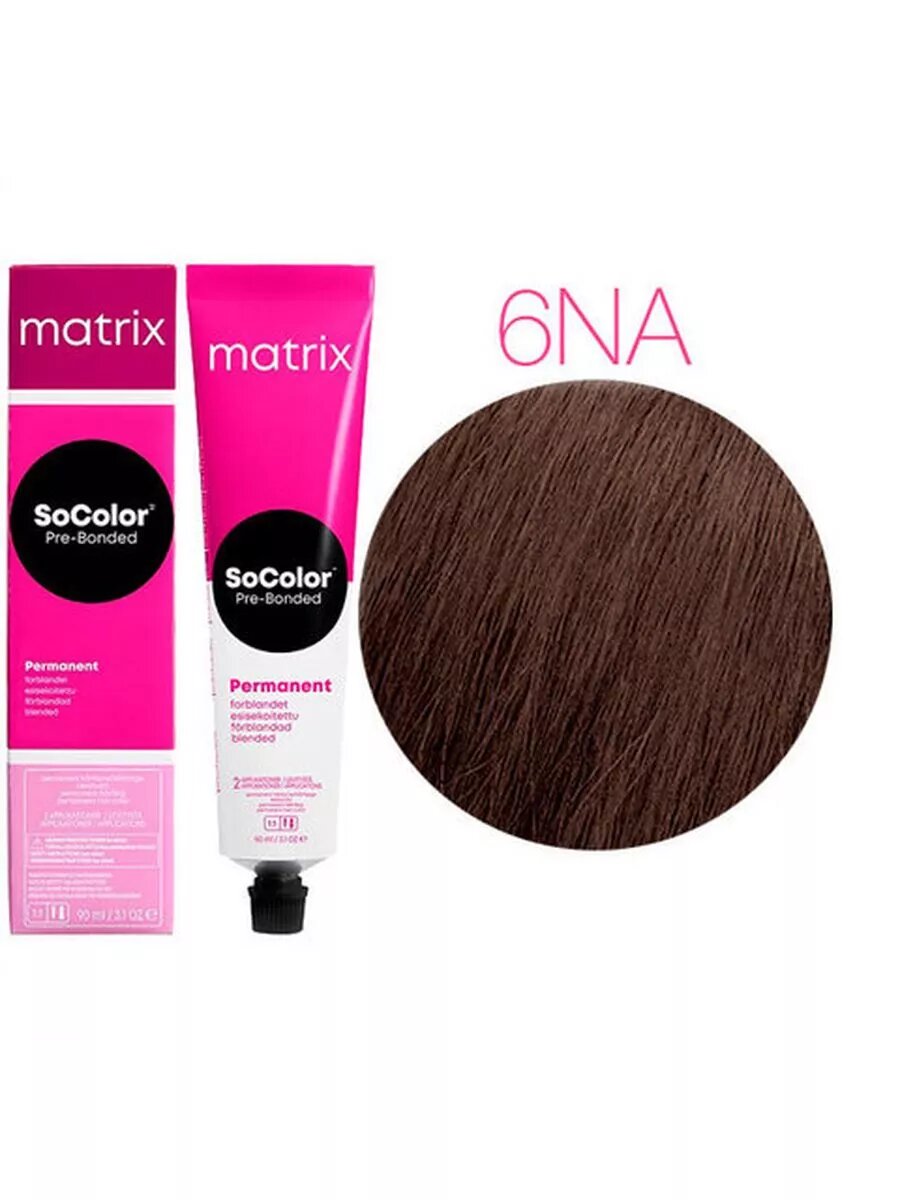 Matrix SoColor 6NA Стойкая краска для волос 90 мл