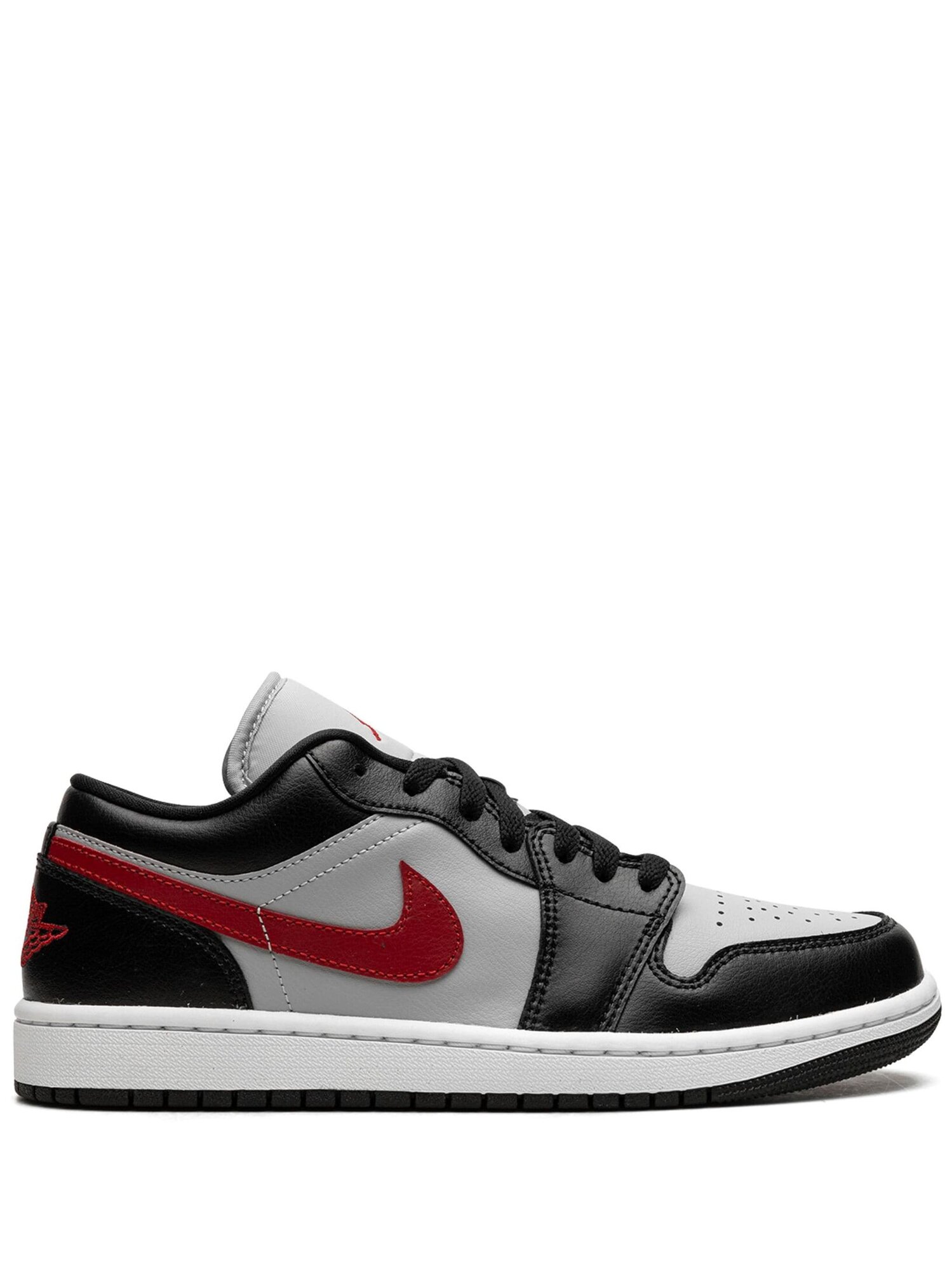 Кроссовки Air Jordan 1 Low Black/Grey/Red