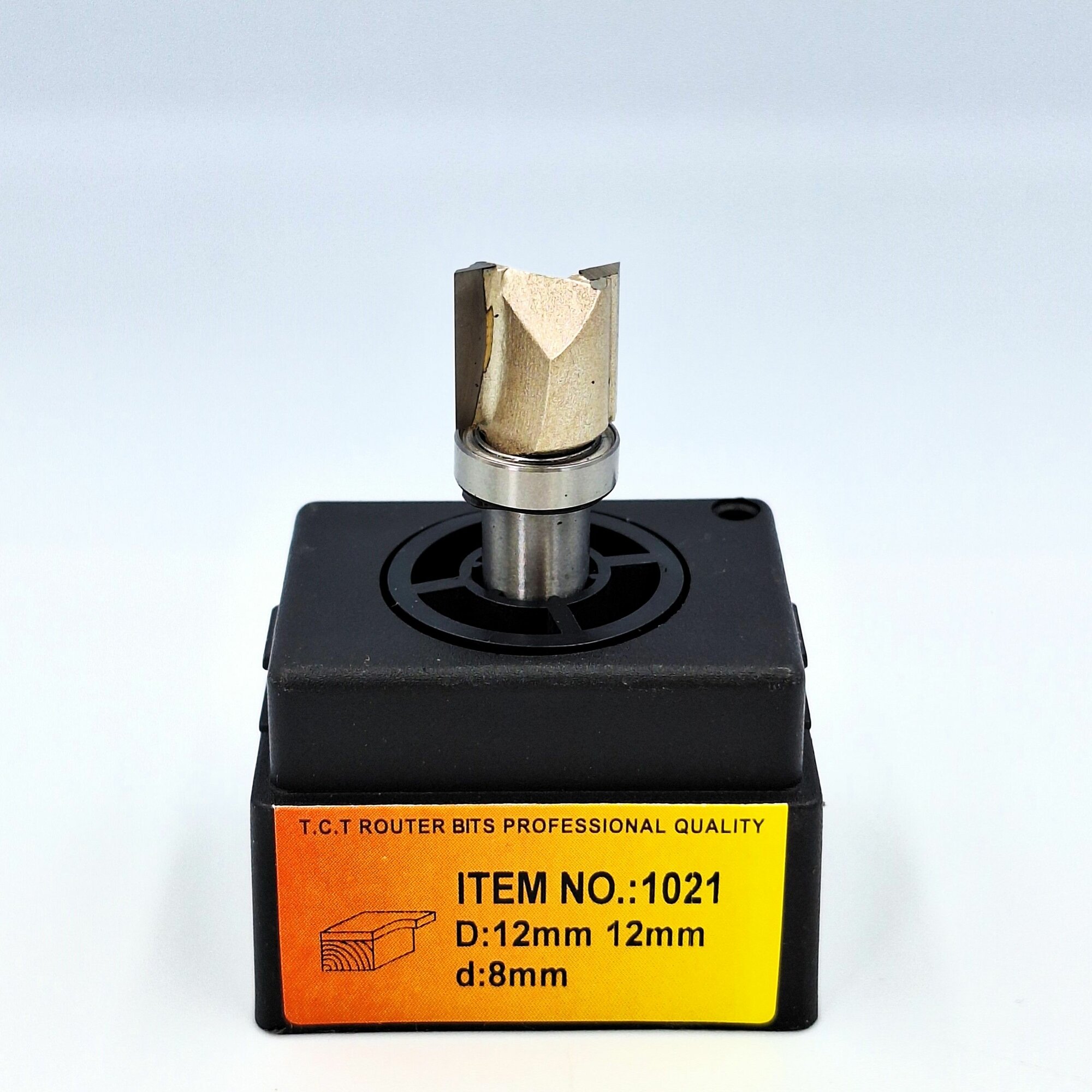 Фреза Глобус 1021 D 12x12 S8 кромочная прямая копировальная