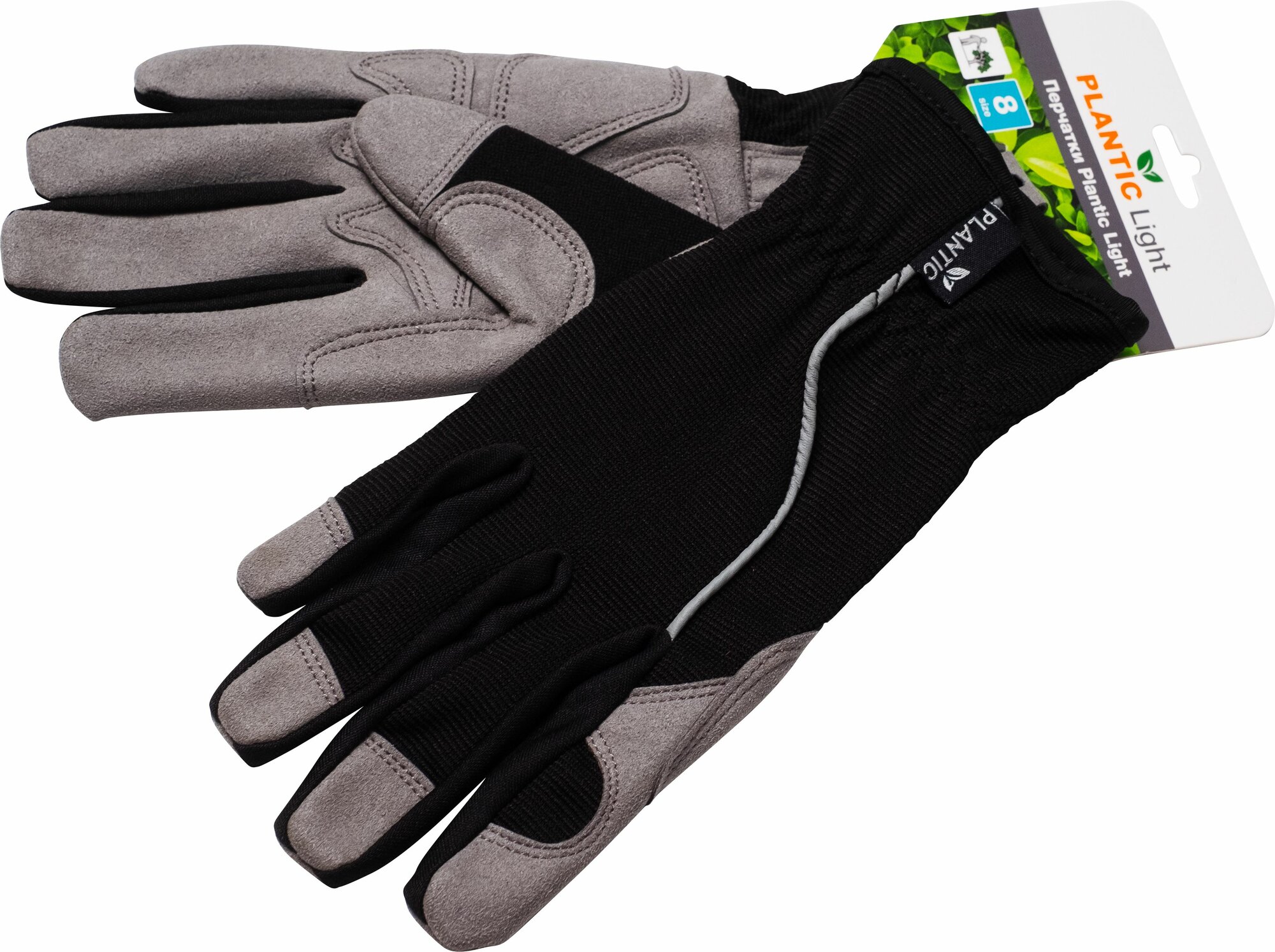 Перчатки Plantic Light 8 26464-01, рабочие, полиэстеровые