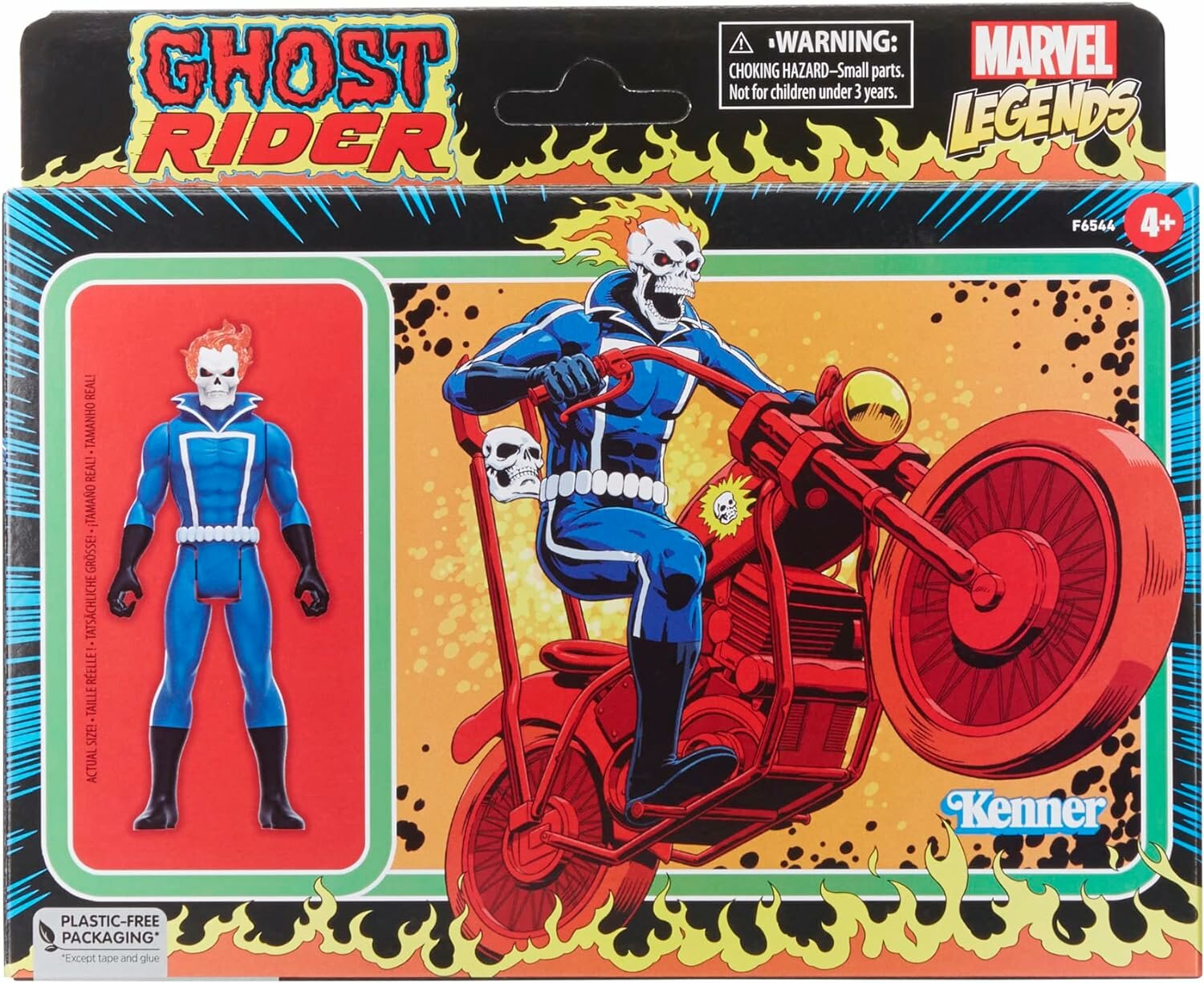 Фигурка коллекционная Призрачный гонщик «Marvel Legends Retro» от Hasbro, коллекционный набор