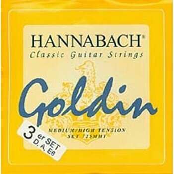 Струны для классической гитары Hannabach Goldin 7257MHT, басовые