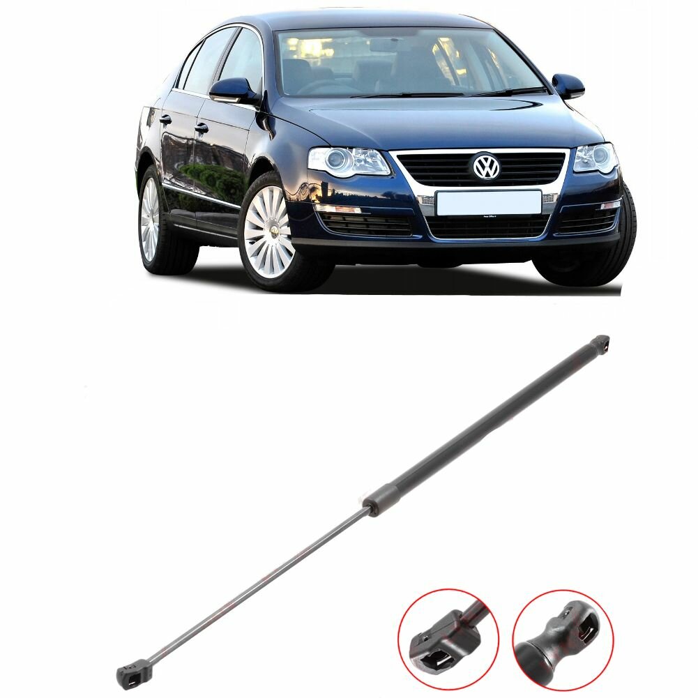 Амортизатор-газовый упор Volkswagen Passat B6 2005-2010. Упоры капота Фольксваген Пассат Б6