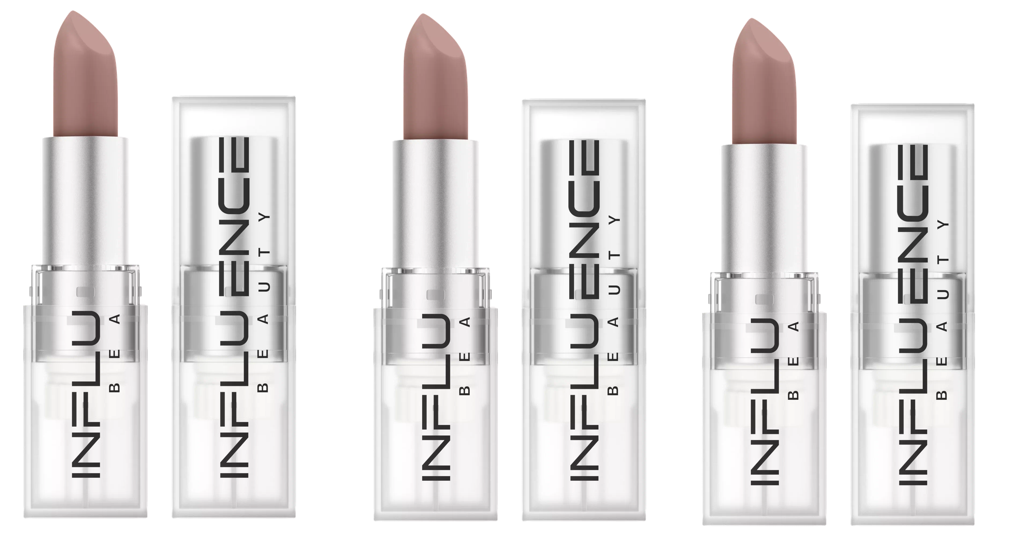 Помада стик Influence Beauty Lipstick тон shade 02 3 шт