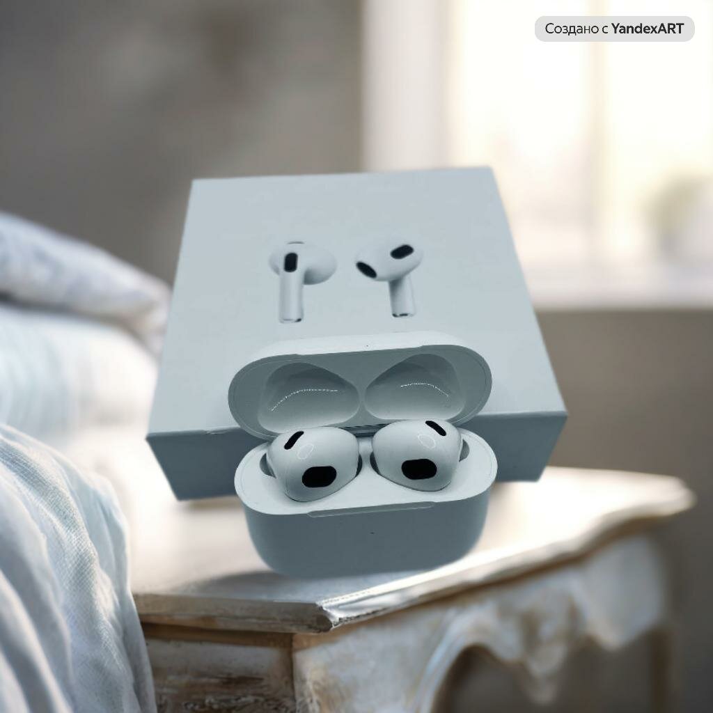 Наушники беспроводные Pods 3 / Наушники с bluetooth и сенсорным управлением